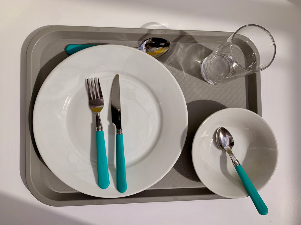 Light Grey Medium Food Tray 415mm x 305mm. – Chaffinch Student Living